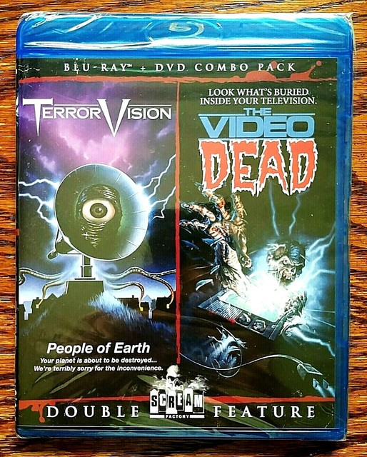 TerrorVision/The Video Dead (Blu-ray/DVD, 2013, 2-Disc Set, DVD/Blu-ray ...