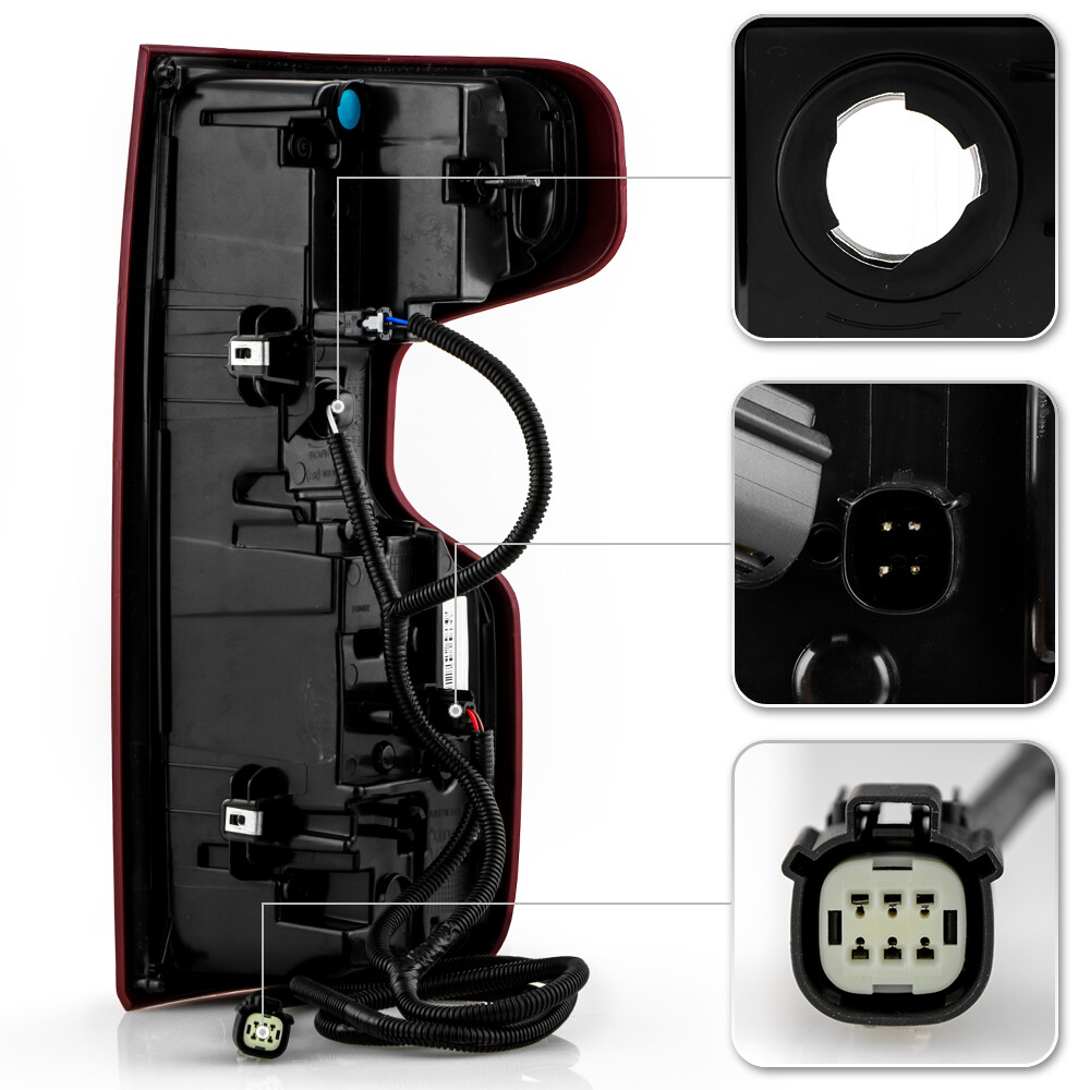 For 2019-2023 Chevy silverado 1500 LED Tail Light w/Wiring Harness ...