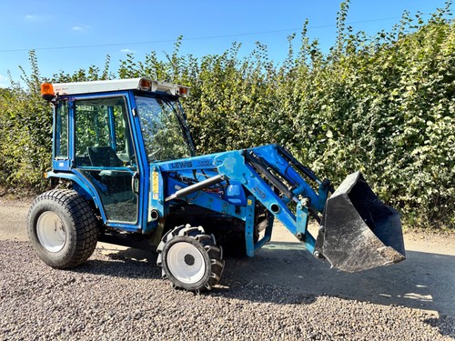 Iseki tf330 4x4 compact tractor with font loader - full glass cab no ...