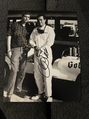 Jim Hall & Roger Penske Signed Indianapolis 500 8 X 10 Autographed Indy ...
