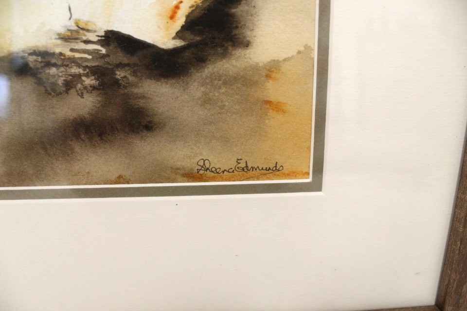 SHEENA EDWARDS A Light In The Darkness SIGNED ORIGINAL Watercolour ...