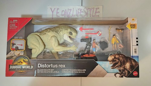 Jurassic World Rebirth Distortus Rex Island Escape Set - IN HAND- SHIP ...