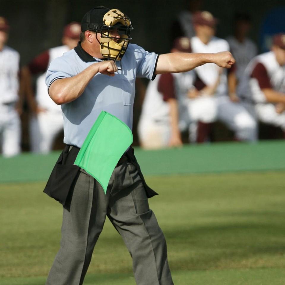 6pcs Volleyball Referee Flags: Line Judge, Stainless Steel Hand Flag ...