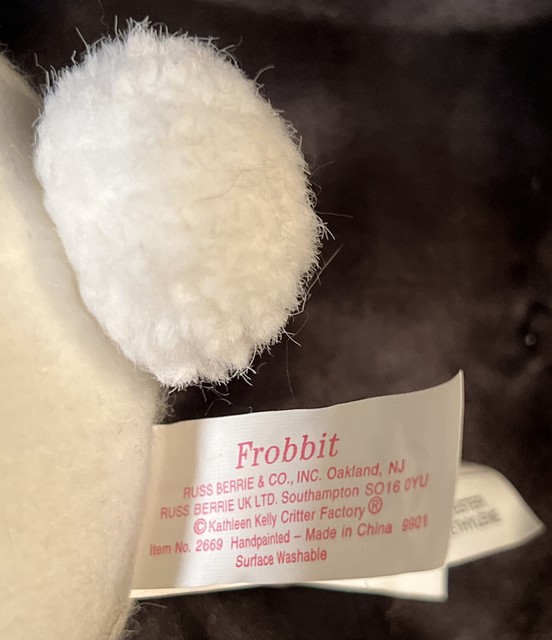 Russ Collectibles The One and Only "frobbit" Sits 5"in Tall Super Cute ...