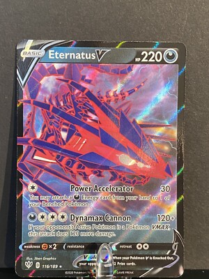 39 Eternatus V - 116/189 - Ultra Rare Pokemon Card | eBay
