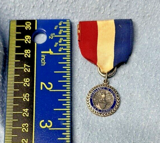 1965 Excellence in History Daughters American Revolution DAR Badge ...