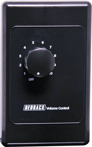 REDBACK Attenuator Volume Control 10W 100V Line - Vert. Black Dual ...