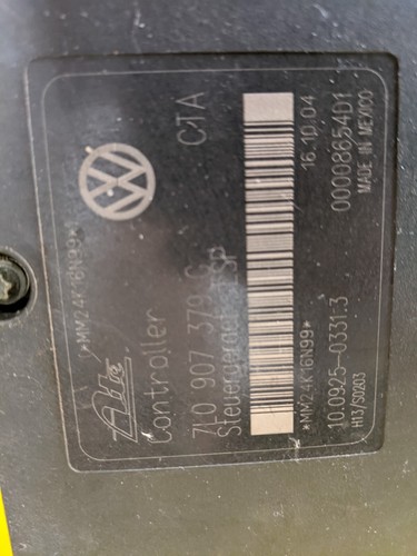 VW TOUAREG abs brake pump and module on good working order 7L0907369G ...