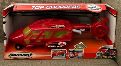 Matchbox Top Choppers Airbird Rescue Chopper w/ power pulse lightning ...