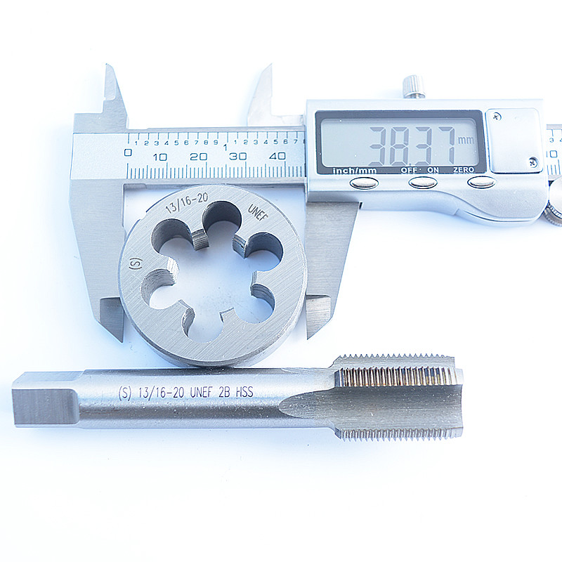 1pcs 13╱16-20 UNEF tap + 1pcs Die CNC tool cutting billet drilling ...