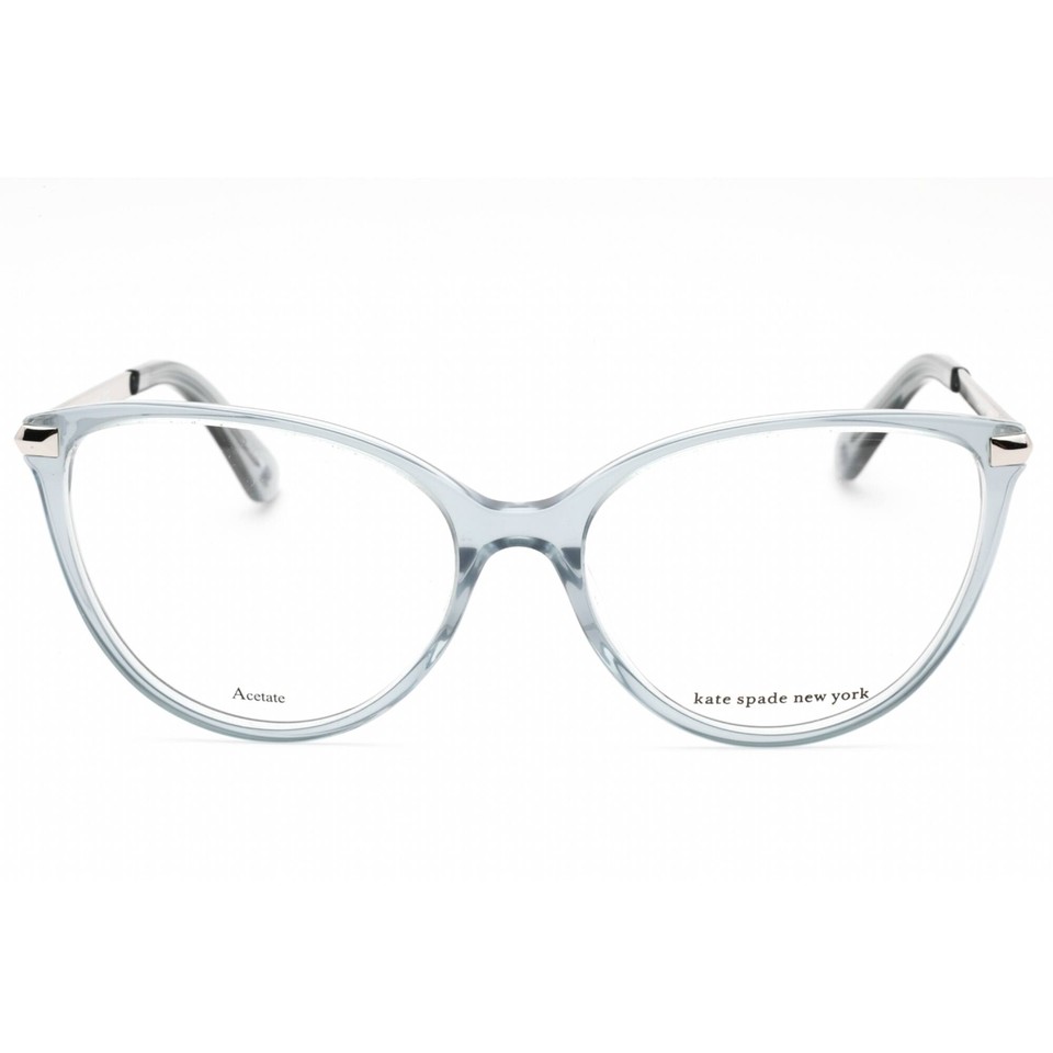 Kate Spade Women's Eyeglasses Blue Cat Eye Frame Clear Demo Lens LAVAL ...
