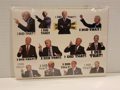 Joe Biden I Did That! Car Truck Gas Pump Window Vinyl Decal 240 ...