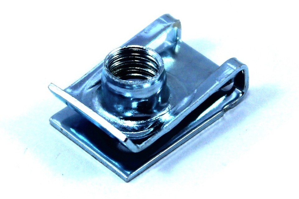 10 x m8 8mm Thread Panel Spire C Clips Speed Clip Spring Zinc Chimney U ...