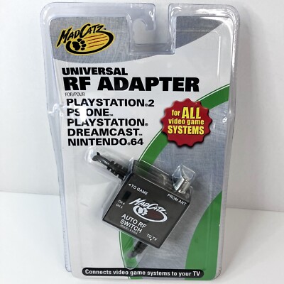 Mad Catz Universal RF Adapter For PS1, PS2, Dreamcast, N64 - NOS | eBay