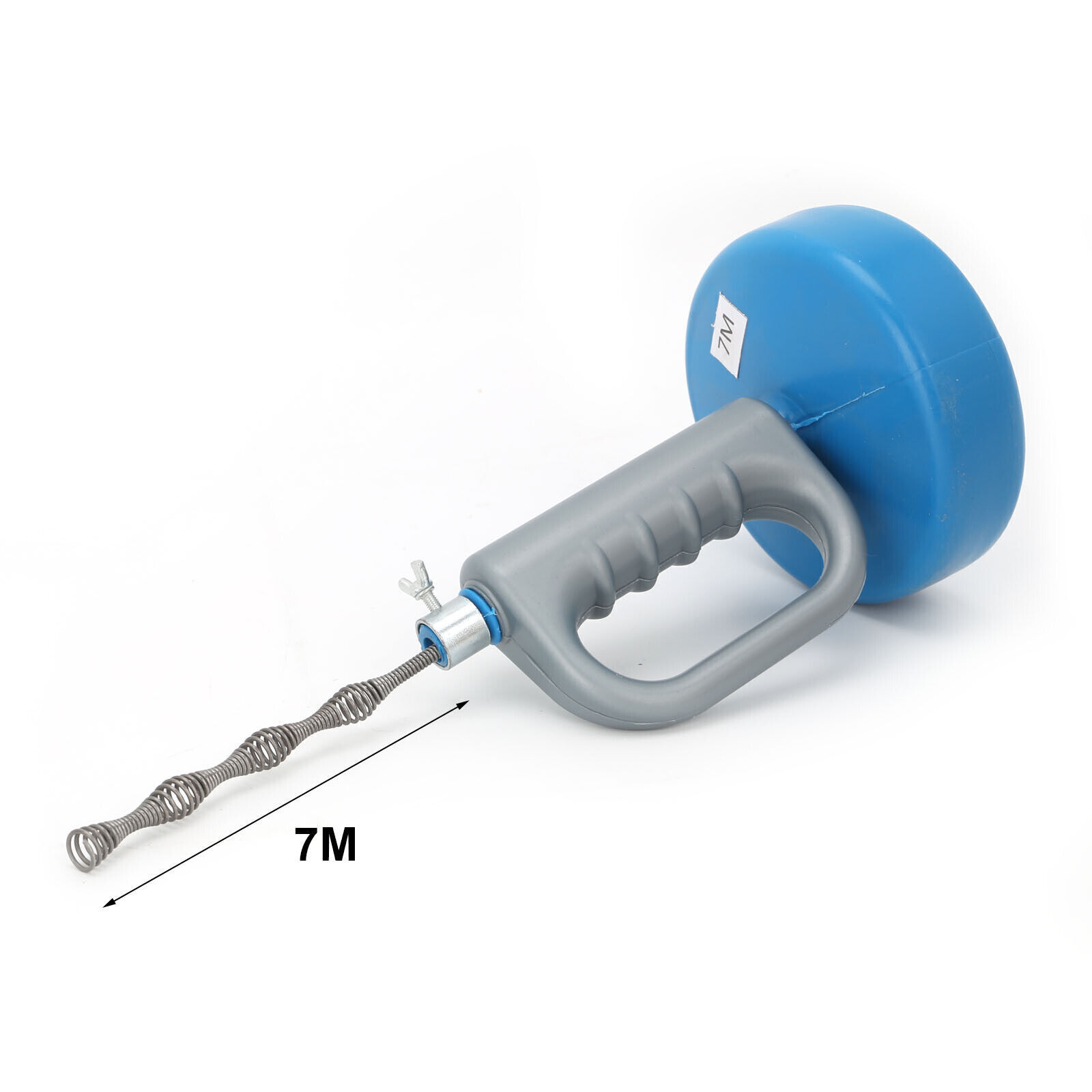 7M Drain Unblocker Tool Hair Remover Sink Snake Drain Auger Pipe ...