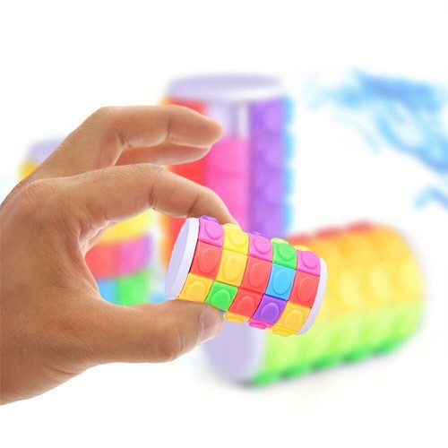 3D Rotate Slide Puzzle Tower Magic Cube Sliding Cylinder Stress Relief ...