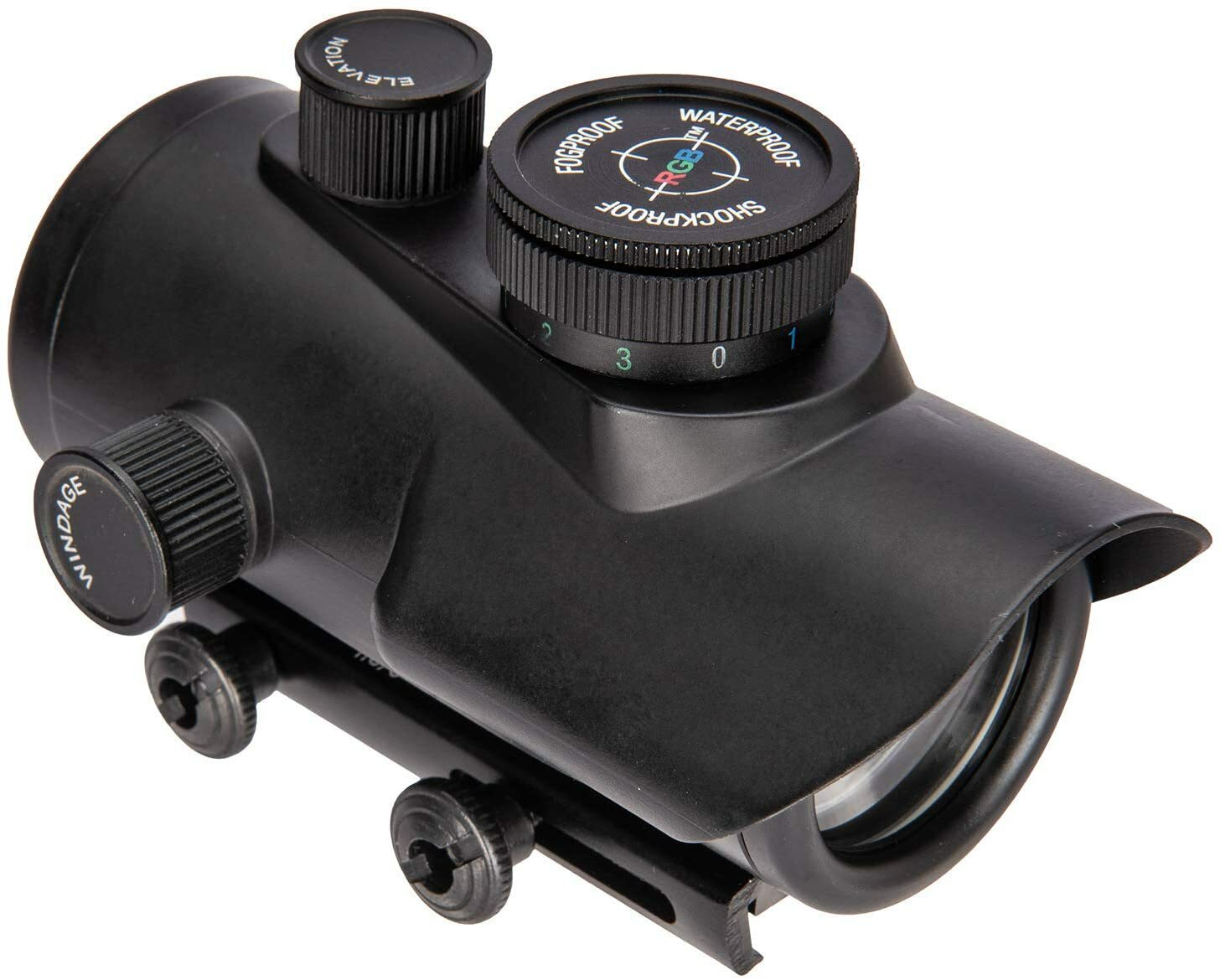 Axeon 2100172R Optic Solutions 3XRDS Red/Green/Blue Dot Sight Rifle ...