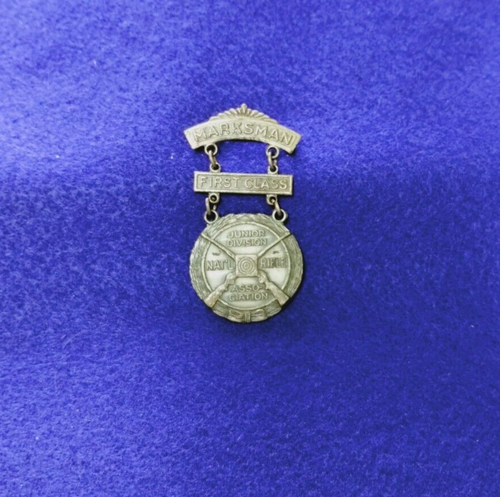 Vintage NRA Junior Marksman First Class Medal | eBay