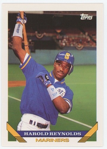 1993 Topps Harold Reynolds #757 Seattle Mariners Baseball Card | eBay