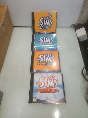 The Sims Deluxe Edition PC Game 2002 Complete game lot 4 sims game ...