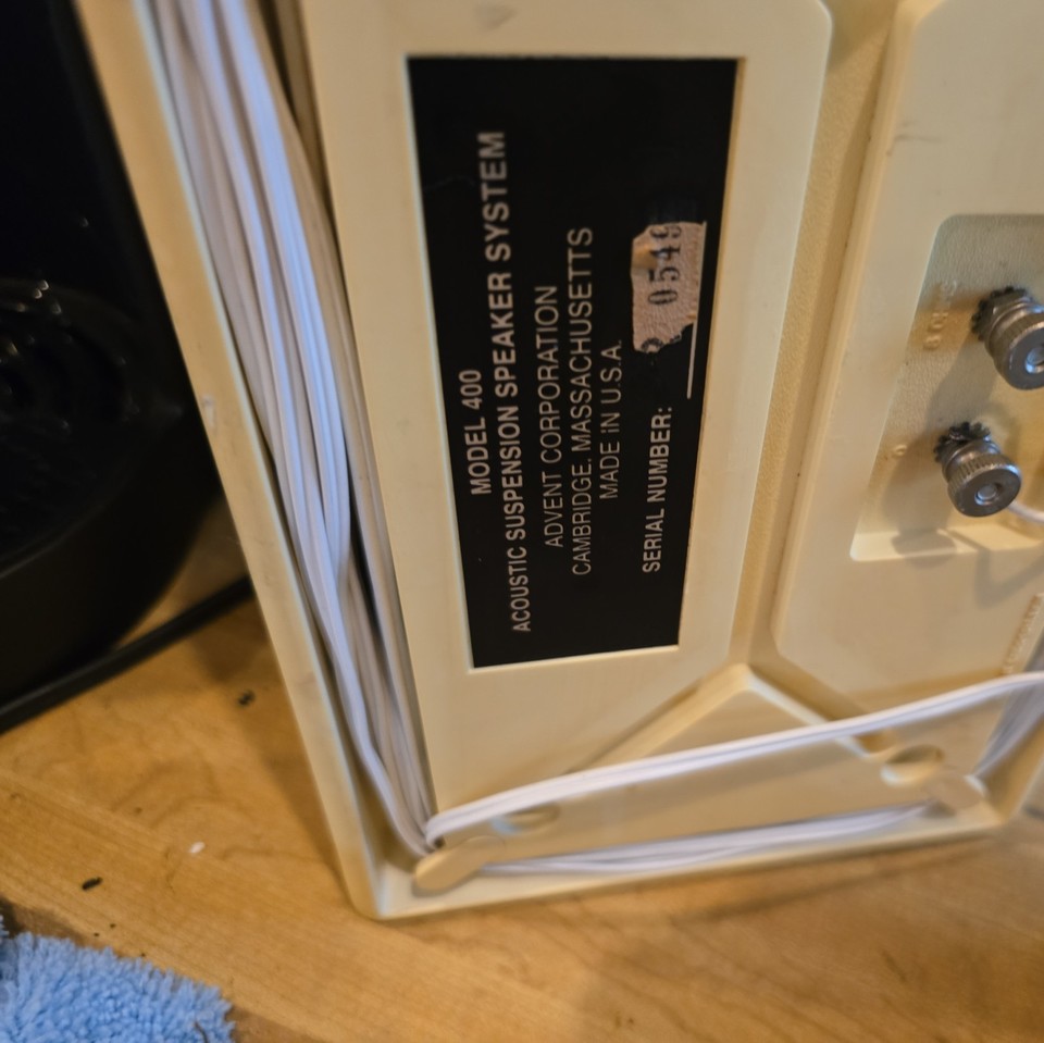 Vintage Advent Model 400 Speaker System Speaker Only Tested | eBay