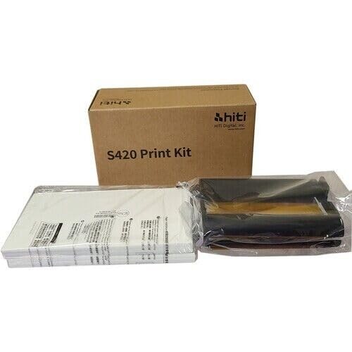 2 Pack Of Hiti 4 x 6 100 Prints Paper and Ribbon Print Kit for S420 ...