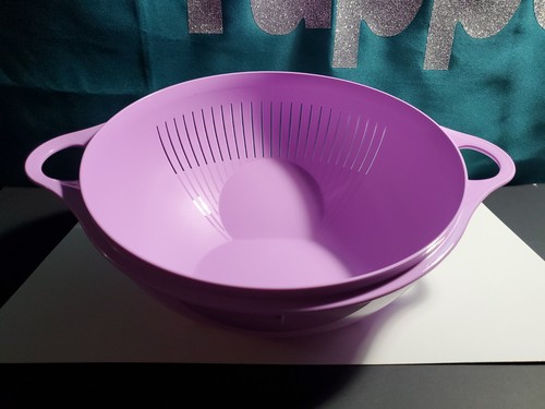 Tupperware Thatsa Colander Multifunction 19 cup Lilac Purple 19cup ...