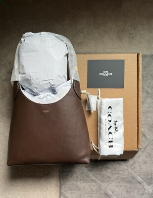 Coach Brooklyn Shoulder Bag 28 Maple | eBay