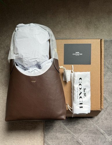 Coach Brooklyn Shoulder Bag 28 Maple | eBay