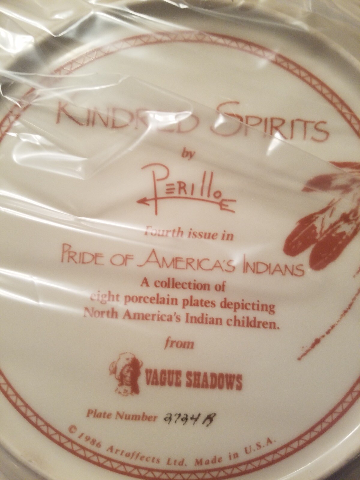 Pride of America's Indians Perillo Collector Plate Set | eBay