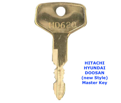 HD620 HITACHI HYUNDAI DOOSAN Master Plant Excavator Digger Key + FAST ...