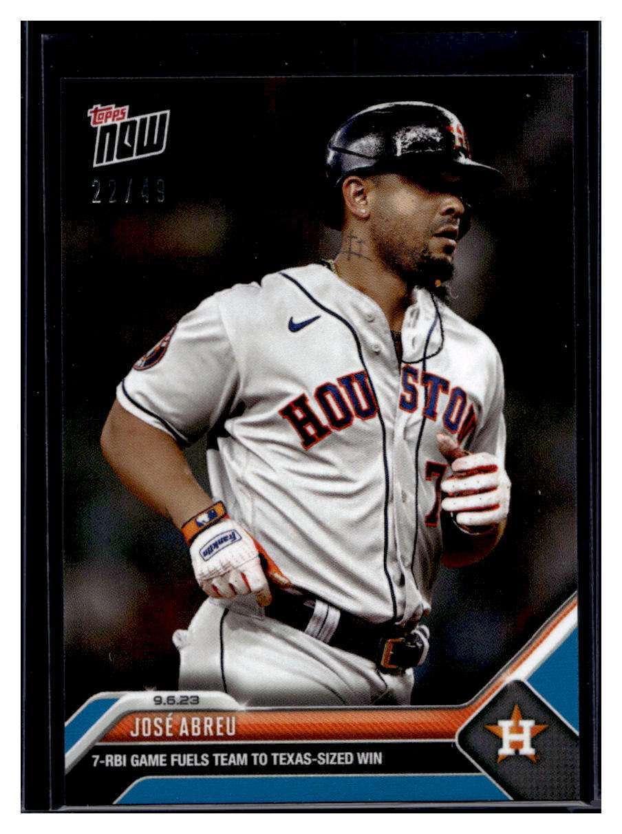 2023 Topps Now #829 José Abreu Blue Parallel Card #d 22/49 | eBay