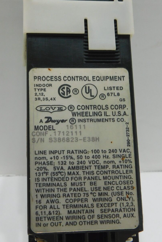 Love Dwyer Lufran 16111 Self Tune Wiring Terminal Mod 16111 conf ...