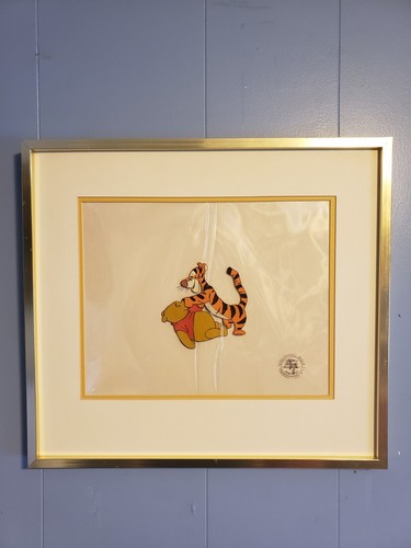 Original Hand Painted Disney Animation Cel. Winnie the Pooh and Tiger ...