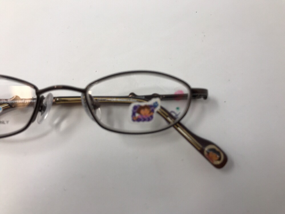 Nick Jr. Dora The Explorer Eyeglasses 40-17-125 Kids Brown Flex-Hinge ...