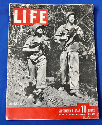1943 LIFE MAGAZINE WORLD WAR II US HUNTERS ARMY AIR TRANSPORT CHICKEN ...