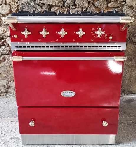 OPEN BOX Lacanche Cormatin Classic 70cm 27 9/16” range cooker red ...
