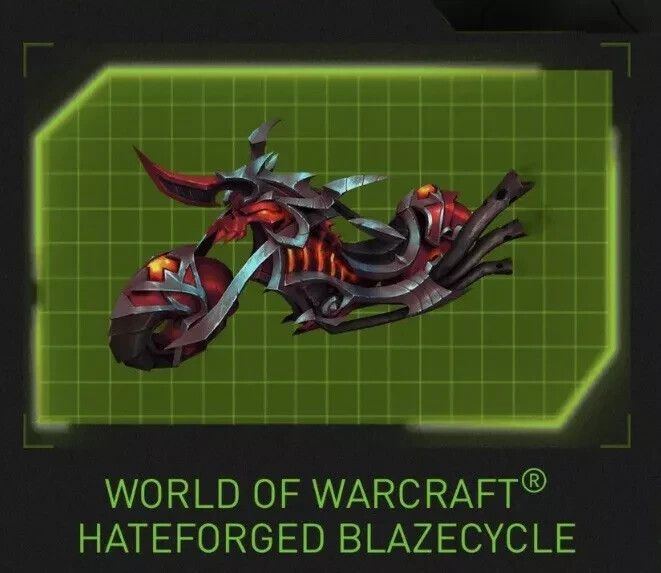 MTWN DEW | WORLD OF WARCRAFT Hateforge Blazecycle | eBay