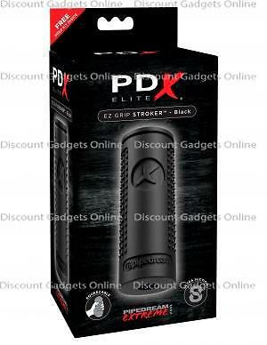 PDX Elite EZ Grip Stroker Black Male Masturbator Sleeve Cock Blow Job ...