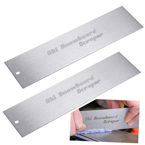 2 Pcs Stainless Steel Ski Scrapers, Snowboard Scraper Repair Tool, Ski ...