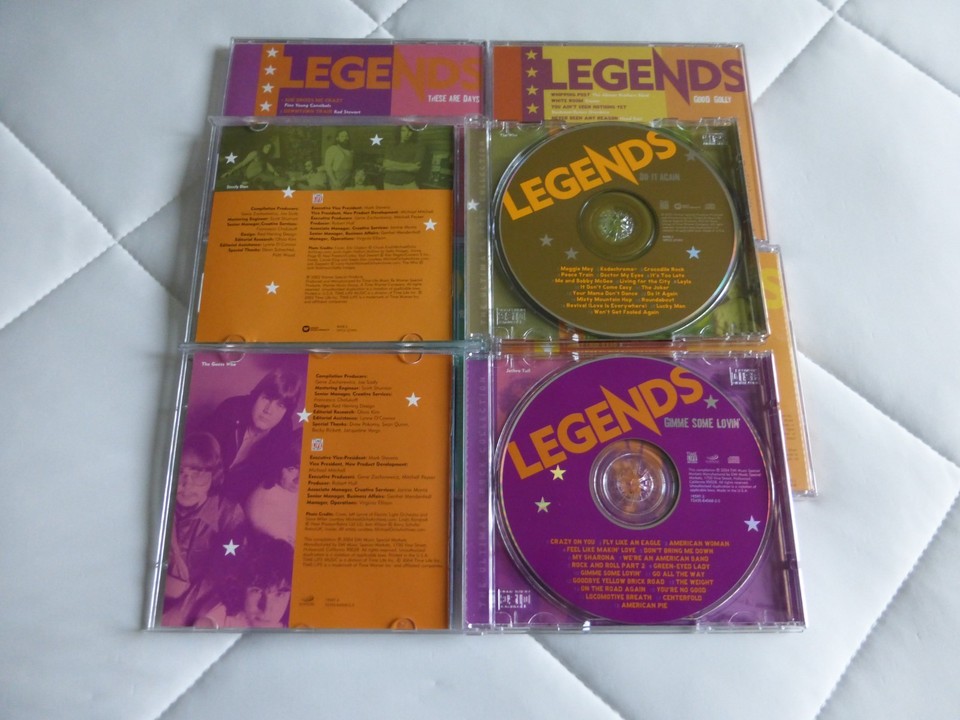 Time Life Legends Rock On These Are Days Good Golly Livin' on a Prayer ...