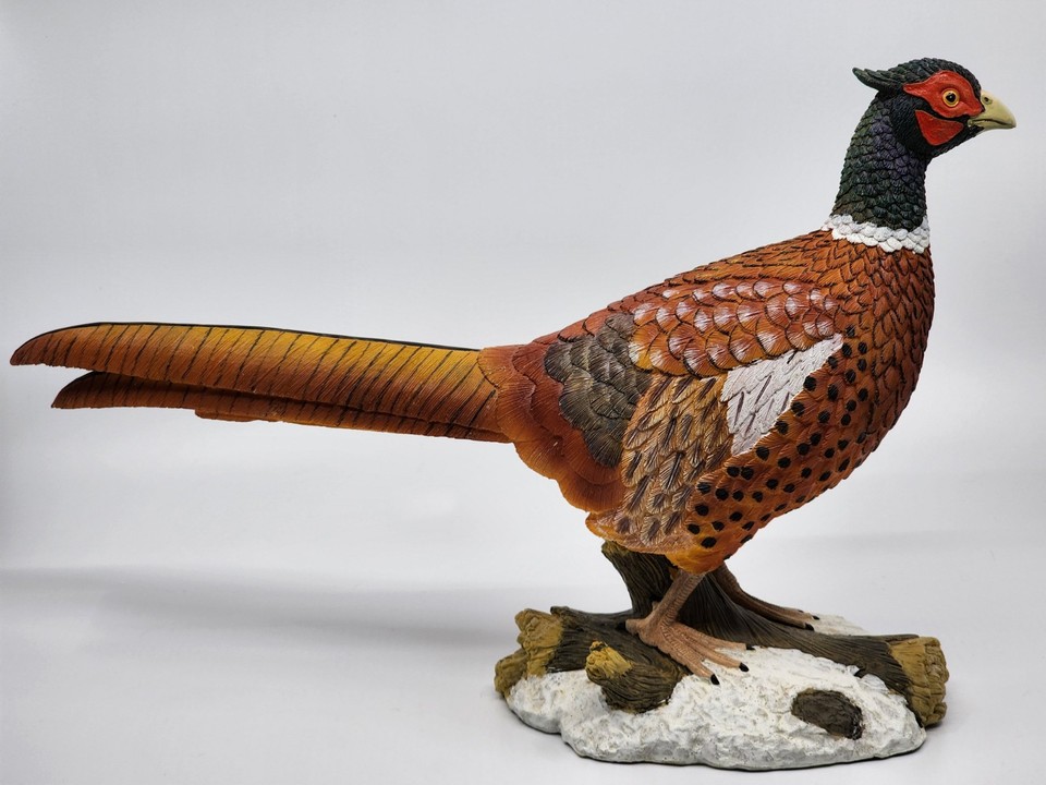 Slifka LARGE RING NECKED PHEASANT Resin Statue FIGURINE | eBay