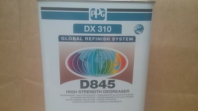 High Strength Panel Degreaser D845 DX310 5 litre PPG Solvent Cleaner ...