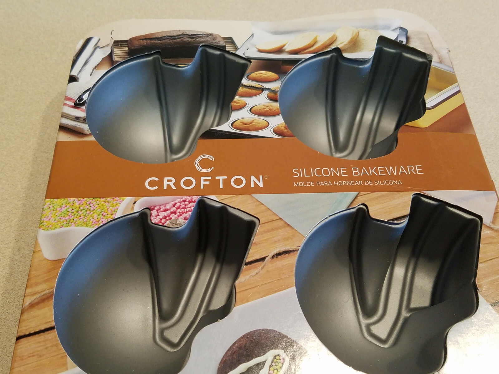 Crofton Silicone Six (6) Insert Football Helmet Bakeware (NEW) | eBay