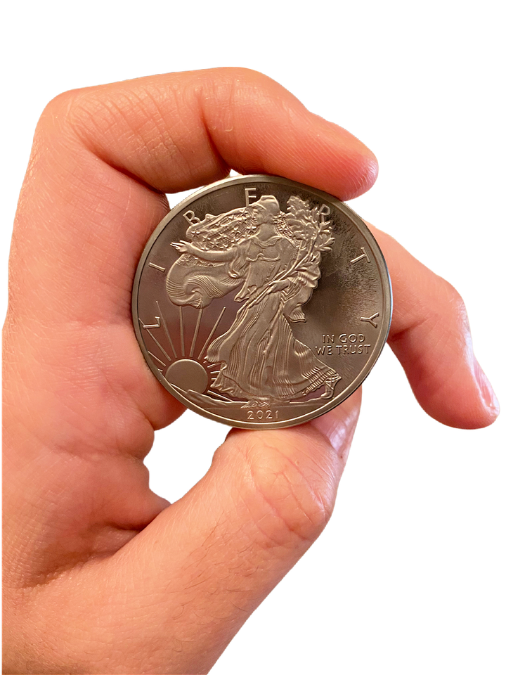 1 TROY OUNCE/OZ .999 Pure TITANIUM Metal Walking Liberty/Eagle Rounds ...