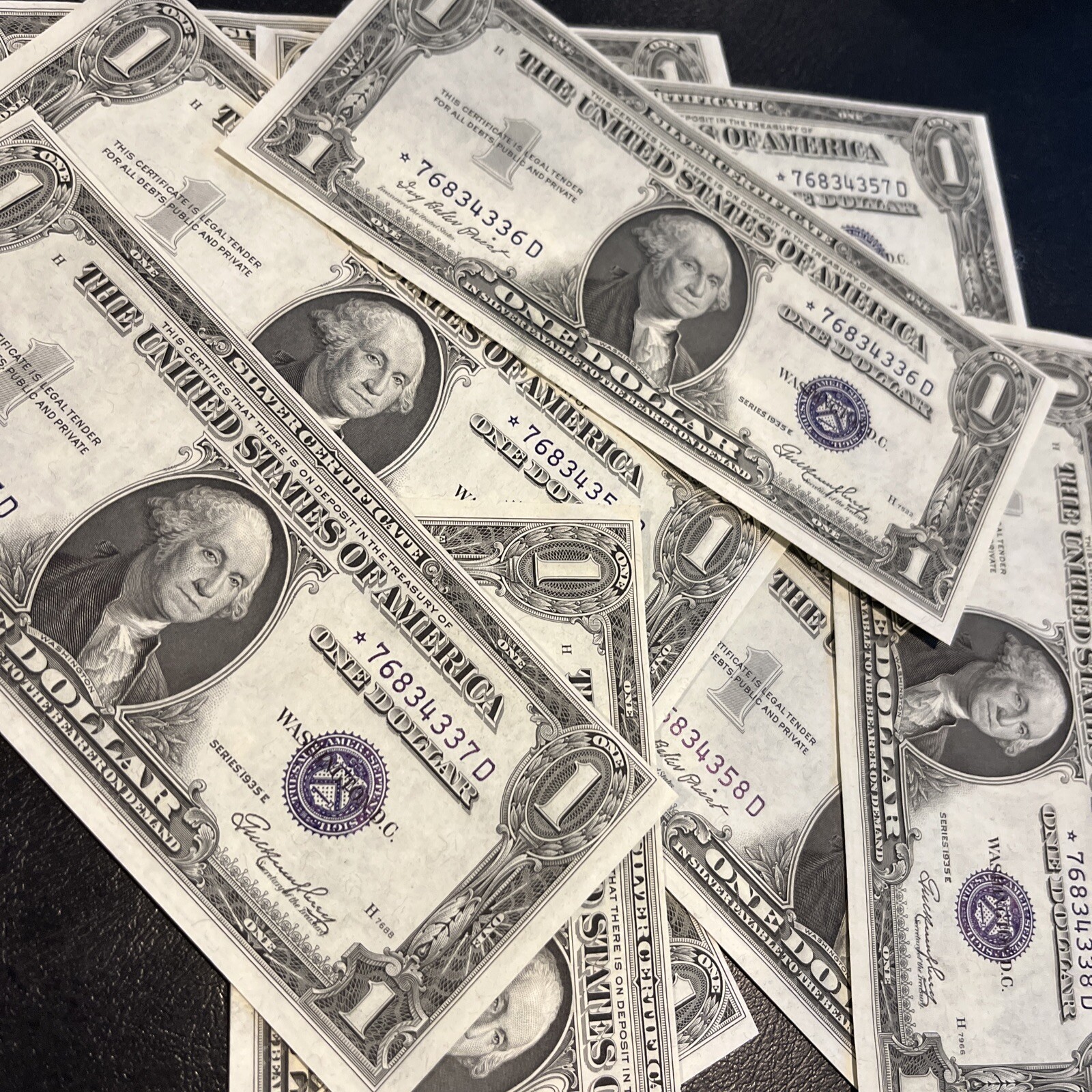 1935 One Dollar Star Bill • Crisp Uncirculated Star Note • UNC BU CHBU ...