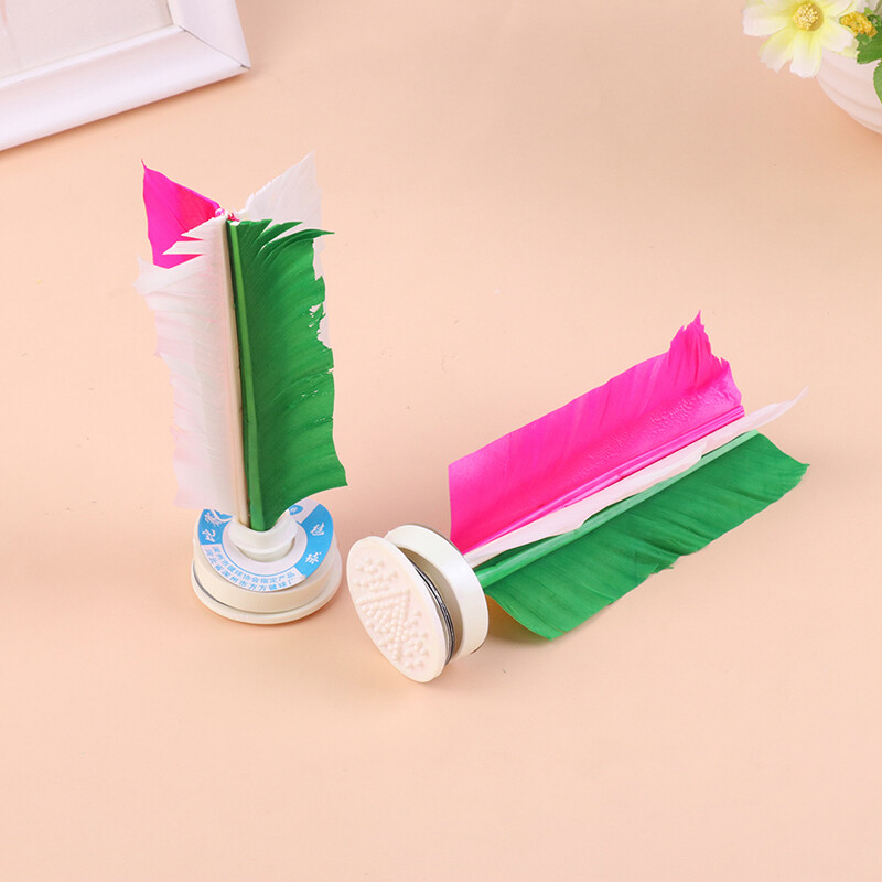 Kick Shuttlecocks Colorful Goose Feather Chinese Footbal Foot Feather ...