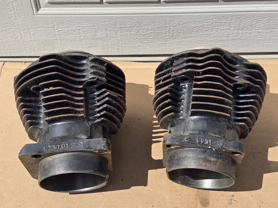 Harley FL FX Shovelhead Motor Front Rear Cylinders 16568-66 | eBay