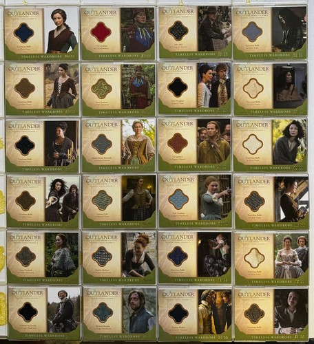 2023 Outlander Season 5 (24) Green Wardrobe Costume Trading Card Lot ...