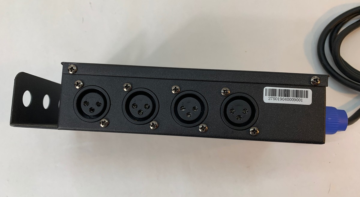 4 Way Isolated Dmx Splitter Amplifier 3 Pin Xlr Output MFL 4-Way ...